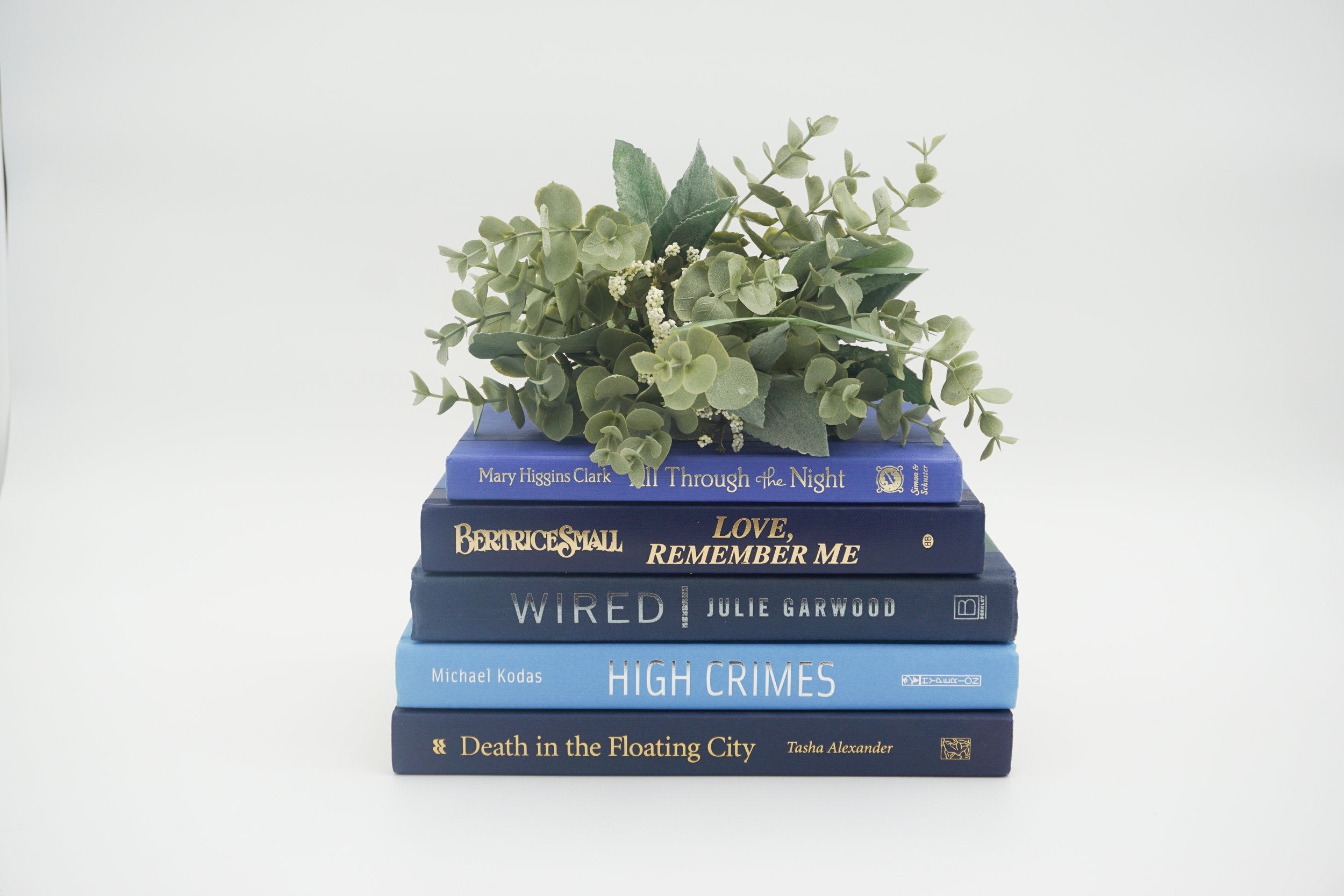 Blue Curated Books, Set of Five – Sand & Pine Co.