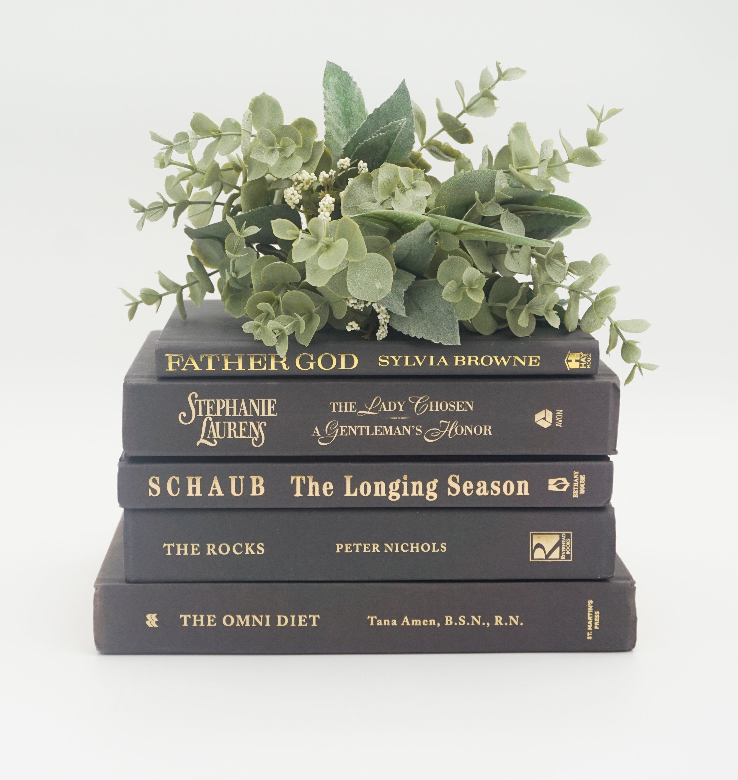 Chocolate and Gold Curated Books, Set of Five – Sand & Pine Co.